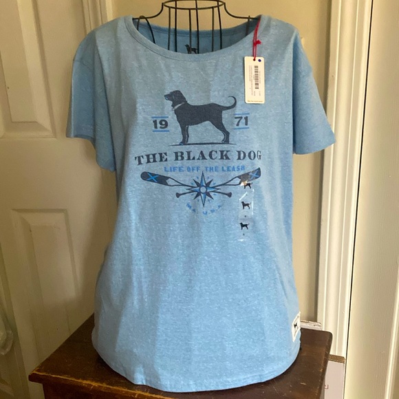 The Black Dog | Tops | The Black Dog Womens Small Slouch Tee Tshirt Nwt ...